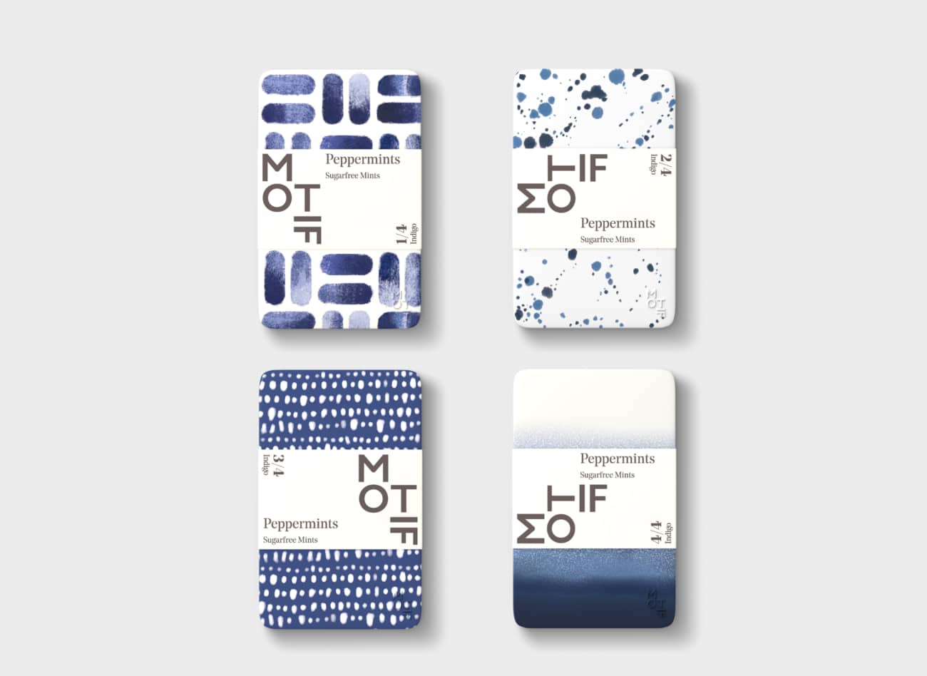 Motif premium pocket-sized mint tins